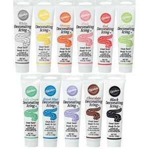 Wilton Master Set of all 11 Ready-To-Use Icing Tube Colors (4.25 oz ...