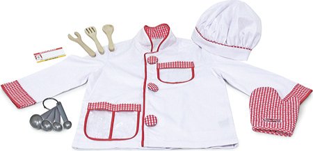 Melissa & Doug Children’s Chef Role Play Costume Set Costumes | nitaburgamy