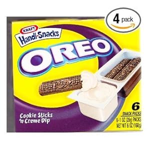 Amazon.com: Kraft, Handi Snacks, Oreo Sticks N Creme, 6oz Box (Pack of 4)