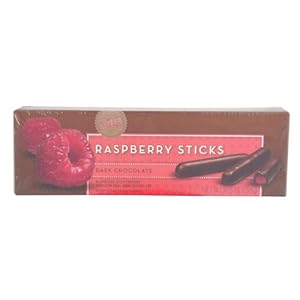 Amazon.com : Sweet's Gourmet Raspberry Dark Chocolate Sticks, 10.5oz ...