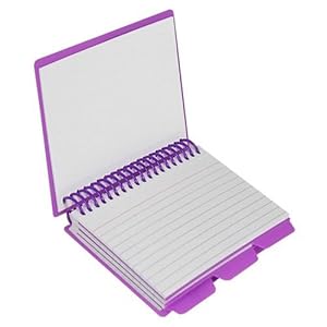 Amazon.com : Spiral Bound Index Card Notebook, with Tabbed Dividers ...