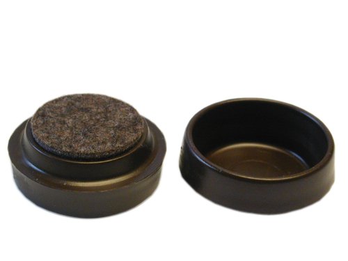 Limited Sale Castor Cups Brown Felt Small 4.5cm (Pack of 2) (Product ...