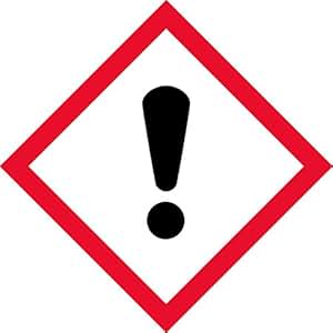 Amazon.com: OSHA Compliant, GHS Exclamation Mark, Pictogram, Red Border ...