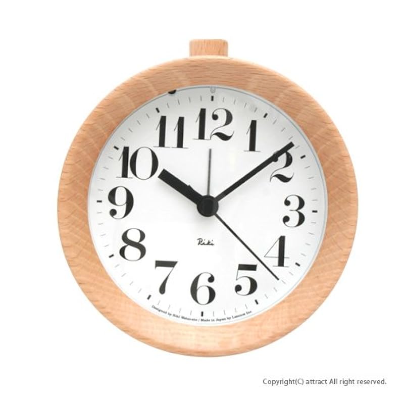 Lemnos 생리 뢴트겐 당량 노 스 Riki AlaermClock re 기 알람 clock 고딕체 WR-0915 자명종 탁상 ...