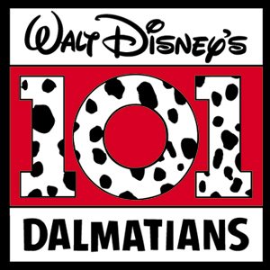 Amazon.com: Disney Button 101 Dalmatians Square Logo: Home & Kitchen