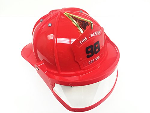 GIFTEXPRESS Toy Firefighter Helmet with Visor/Fireman Helmet/Fireman ...