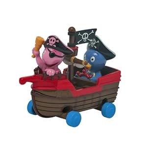 Amazon.com: The Backyardigans Take Along Vehicle - Pirate Ship: Toys ...