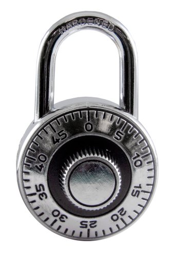 Ultra Hardware 55000 1 7/8-Inch Heavy Duty Combination Padlock, Chrome ...