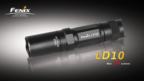 Fenix LD10 CREE Q5 Mini LED Flashlight, Black, 120 Lumens, Uses 1 X AA ...