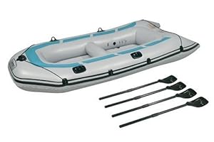Amazon.com : Coleman 4-Person Colossus Inflatable Boat with Oars : Open ...