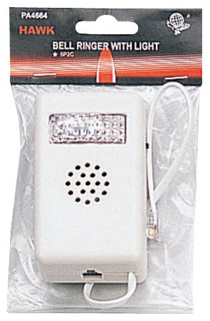 Voip Telephone Adapter: Phone Ringer Flashing Light Amplified Hearing ...