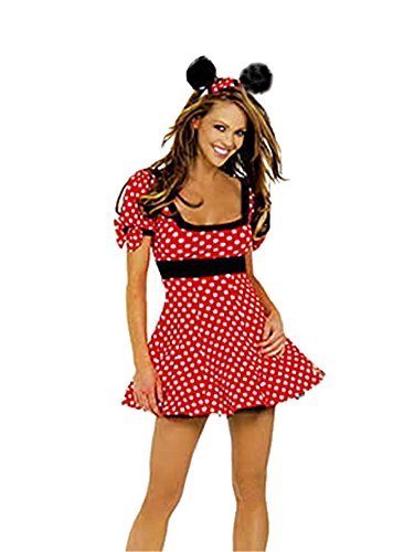 Molly Frauen Charmant Süß Mickey Maus Halloween Cosplay Kleid ...