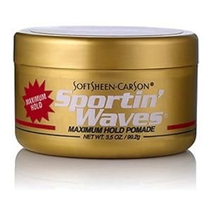 SPORTIN WAVES Gold MAX HOLD POMADE - 3.5 oz: Amazon.co.uk: Beauty