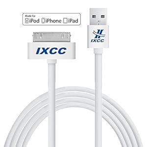 Amazon.com: iXCC ® Apple certified 10ft 30 pin iPhone4/4s Cable White ...
