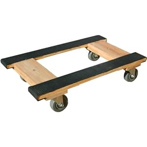 Amazon.com: Monster Moving Supplies Mt10001 Wood 4-wheel Piano H Dolly ...