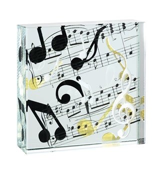 Musical Notes Paperweight - FindGift.com