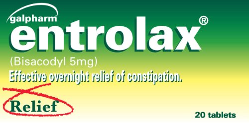 GALPHARM Entrolax (Bisacodyl 5mg) Constipation Relief Tablets 20’s ...