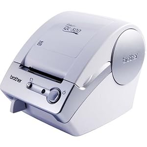Brother QL-500 Thermal Label Printer - White: Amazon.co.uk: Computers ...