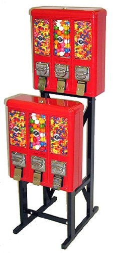 ###1: Offer Triple Shop Double Candy Vending Machine with Step Stand ...
