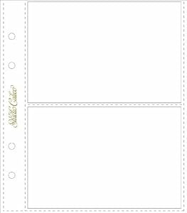 Amazon.com: Classic Calico - 2 Pocket Page Protectors - 6pk - 6x8 inch ...