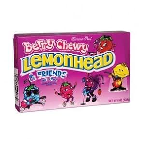 Amazon.com : Berry Chewy Lemonhead & Friends Fruit Candy Theater Box: 6 ...