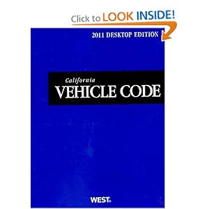 California Vehicle Code, 2011 Ed. (California Desktop Codes) ebook - Fujiye