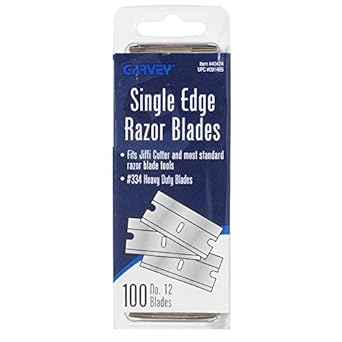 400 Single Edge Industrial Razor Blades - 4-100 count boxes/case - by ...