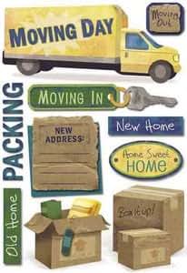Amazon.com: Moving Day Cardstock Scrapbook Stickers (10562)