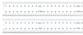 Starrett C635-1800MM Heavy Spring Tempered Steel Rule With Millimeter ...
