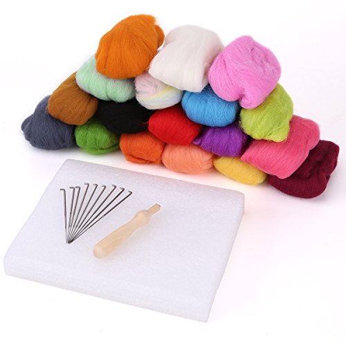 Wie geht Filzen mit Filzwolle und Nadel?