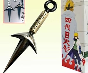 Amazon.com: Naruto Minato Namikaze Yondaime the fourth Hokage kunai ...