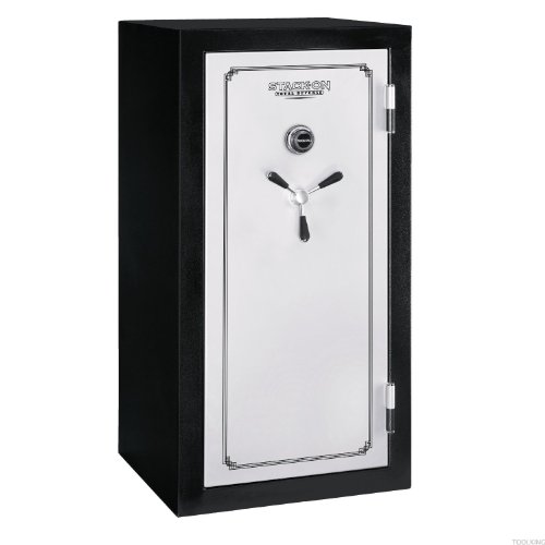 Stack-On GSXW-528-DS Waterproof Fire Resistant Elite Gun Safe, Black ...