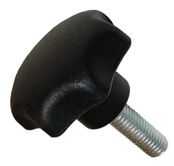 Morton Plastic Hand Knobs with Steel Screws, Metric Size, M8 x 1.25 ...