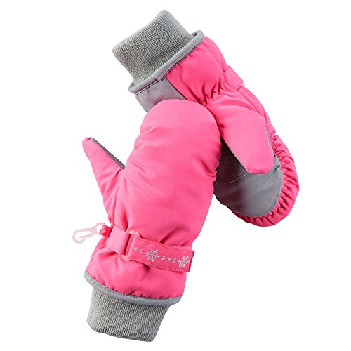 Carter's Little Girls' Snow Flake Ski Mittens (2t-4t, Pink) Apparel ...