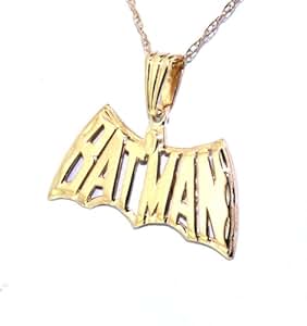 Amazon.com: 14K Yellow Gold Batman Charm: Jewelry