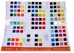 Amazon.com : 1-Shot Color Chart Set : Automotive Body Paint : Camera ...