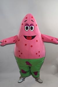 Amazon.com: Warmcos SpongeBob Patrick Star Mascot Costume Cartoon ...