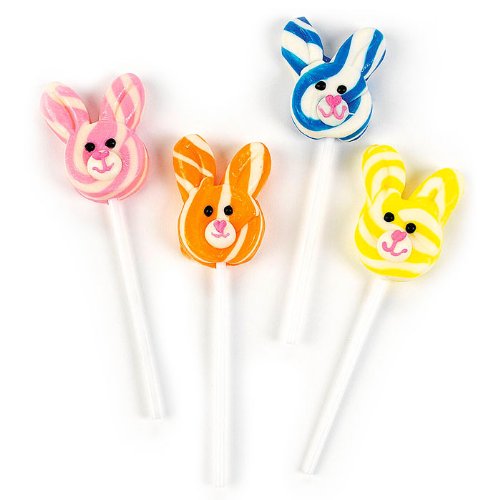 Bunny Shaped Swirl Pops - FindGift.com