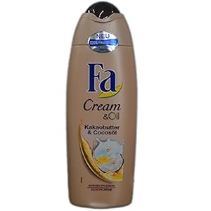 Amazon.com : Fa Cream & Oil Cacao Butter & Coco Oil Shower Gel 250 ml ...