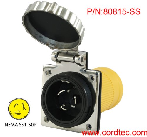 !!Buy Best Cordtec Marine Shore Power 50A 125V Stainless Steel Round ...