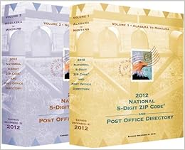 2012 National 5-Digit Zip Code Directory (Two-Volume Set) (National ...