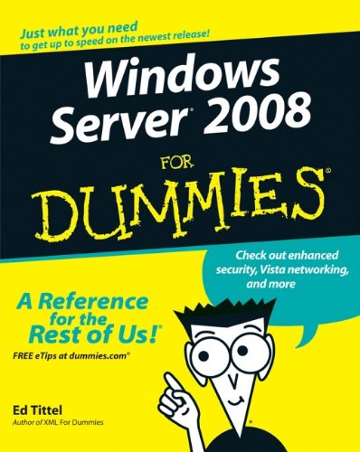 Windows Server 2008 for Dummies | All new eBooks