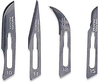 Amazon.com: Curved Scalpel Blade #12 (5 Pack) - KNF-235.12: Industrial ...