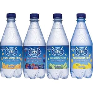 Amazon.com : Crystal Geyser Sparkling Mineral Water Variety Pack 18 Oz ...