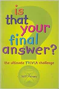 Is That Your Final Answer: 9781842210994: Amazon.com: Books