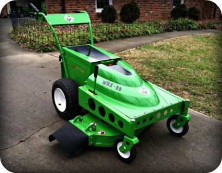 Mean Green Mower WB-33 36 Volt, 33 inch Cordless Electric Walk Behind ...