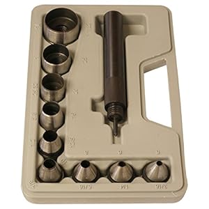 Amazon.com: 9-in-1 Industrial Self-Centering Hole Punch Set for Leather ...