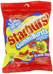 Amazon.com : Starburst Gummiburst Duos, 6-Ounce (Pack of 12) : Gummy ...