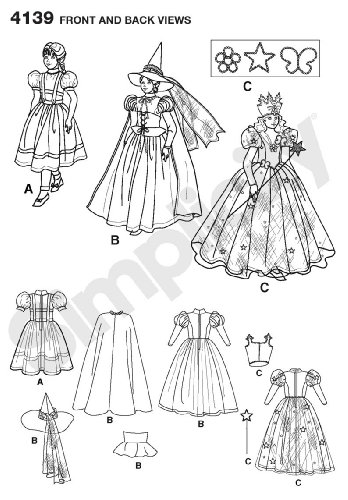 Simplicity 4139 'Wizard of Oz' Dorothy, Wicked Witch and - Want It All