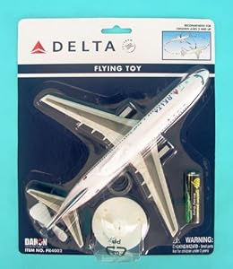 Amazon.com: Daron Delta Flying Airplane: Toys & Games